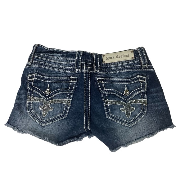 Rock Revival | Shorts | Rock Revival Scarlett Short Sz 28 Dark Blue ...